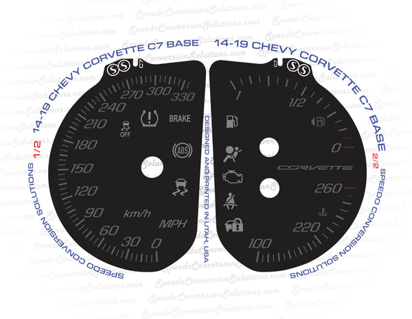2014-2019 Chevrolet Corvette Stingray – Speedo Conversion Solutions