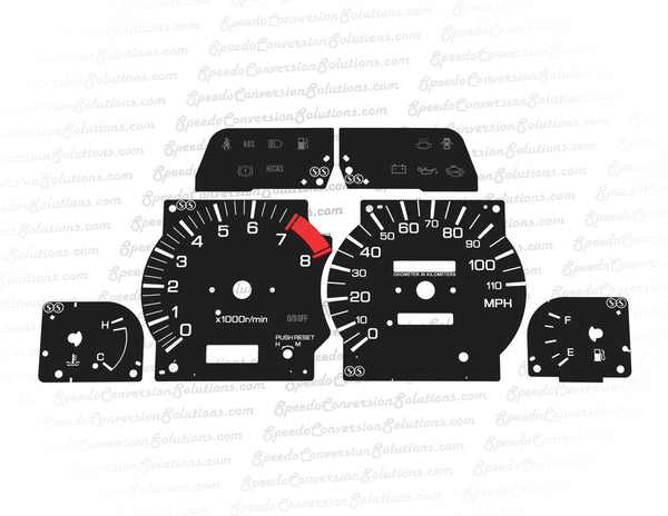 1995-1998 Nissan Silvia S14 - 110 MPH – Speedo Conversion Solutions