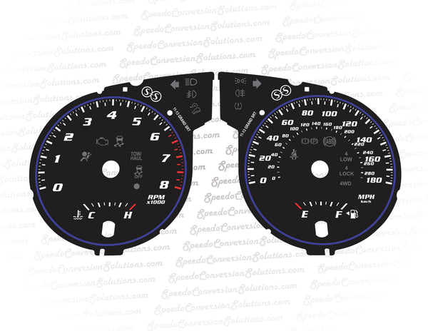 2011-2013 Jeep Grand Cherokee SRT 4WD 180 MPH – Speedo Conversion Solutions