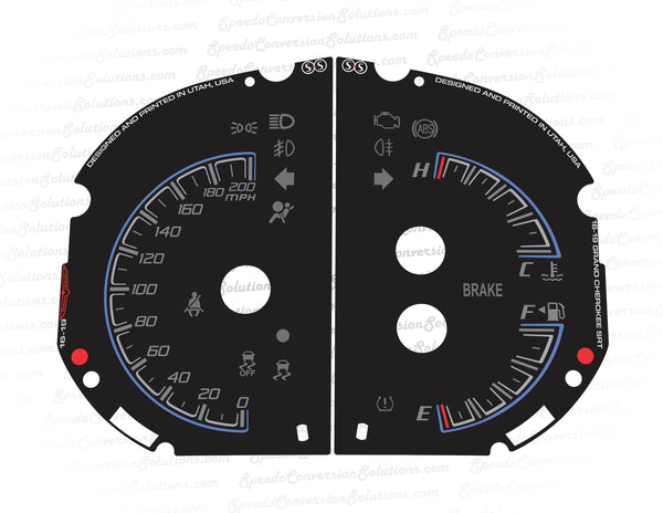 2016-2019 Jeep Grand Cherokee SRT Trackhawk - 200 MPH – Speedo ...
