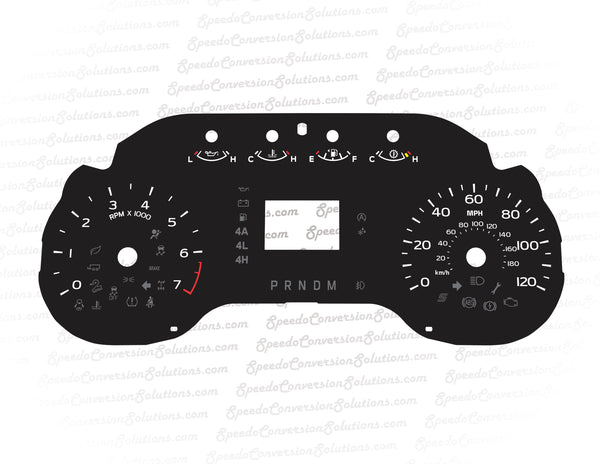2018-2019 Ford Expedition 2.5 in Screen PRNDM – Speedo Conversion Solutions